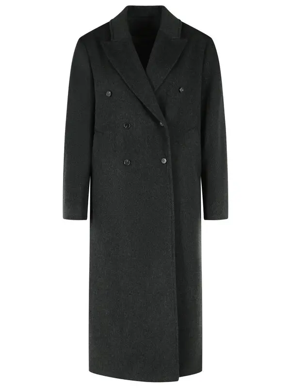 Loulou De Saison Double Breasted 'rosco' Virgin Wool And Cashmere Coat