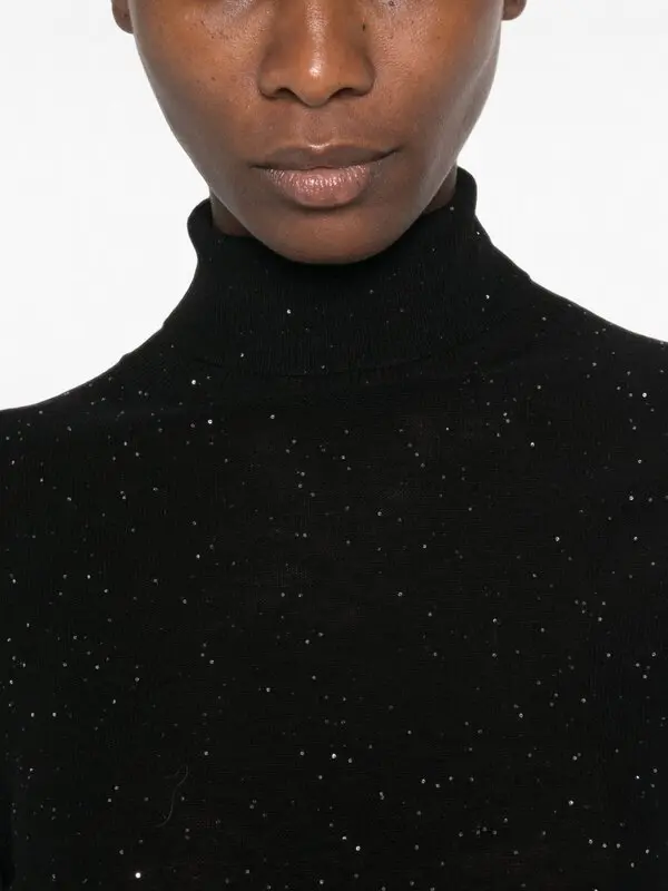 Fabiana Filippi Wool Turtle Neck Sweater