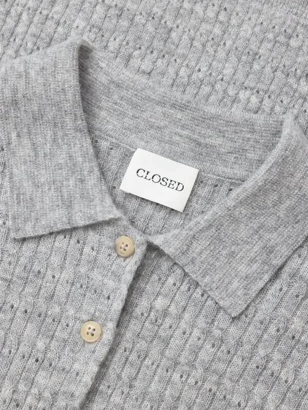 Closed Wool Blend Polo Shirt