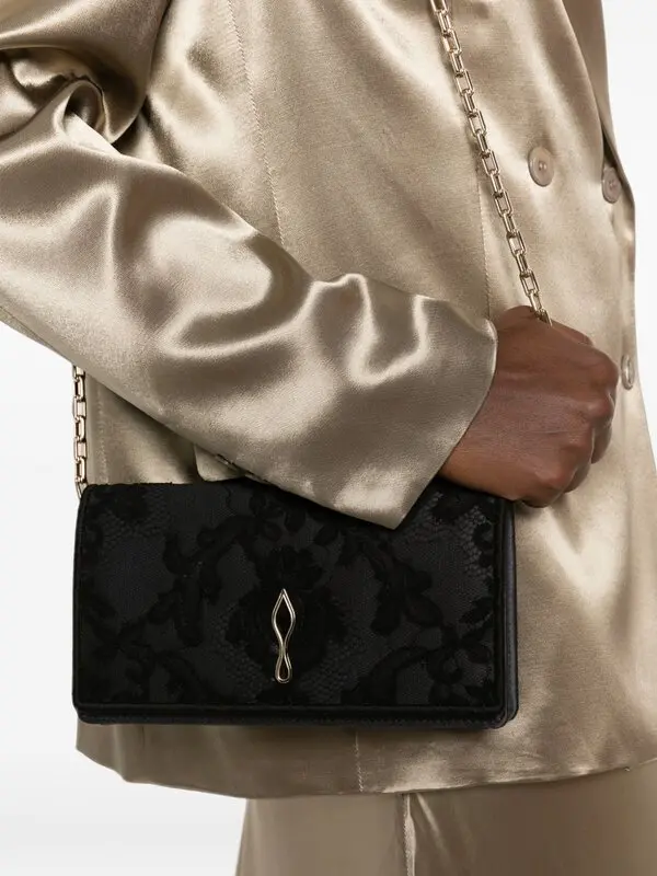 CHRISTIAN LOUBOUTIN Bwttina Satin Clutch