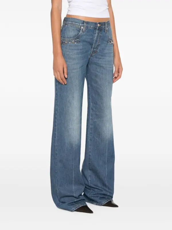 Gucci Denim Cotton Jeans - Navy