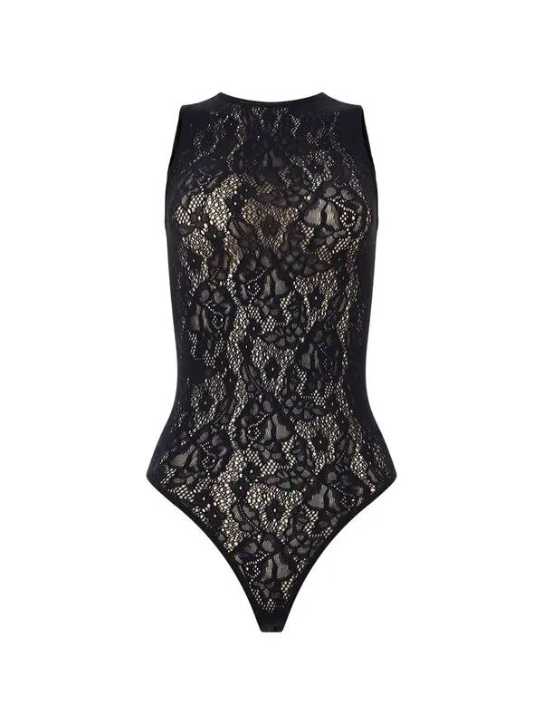 Wolford Infinite Rose Bodysuit - Ink