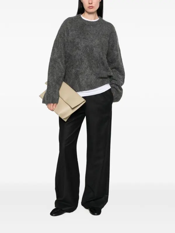 Soft Goat Wool Crewneck Jumper