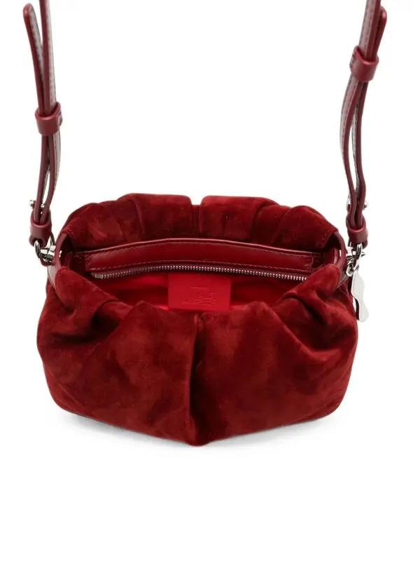 CHRISTIAN LOUBOUTIN Eva Mini Suede Leather Crossbody Bag