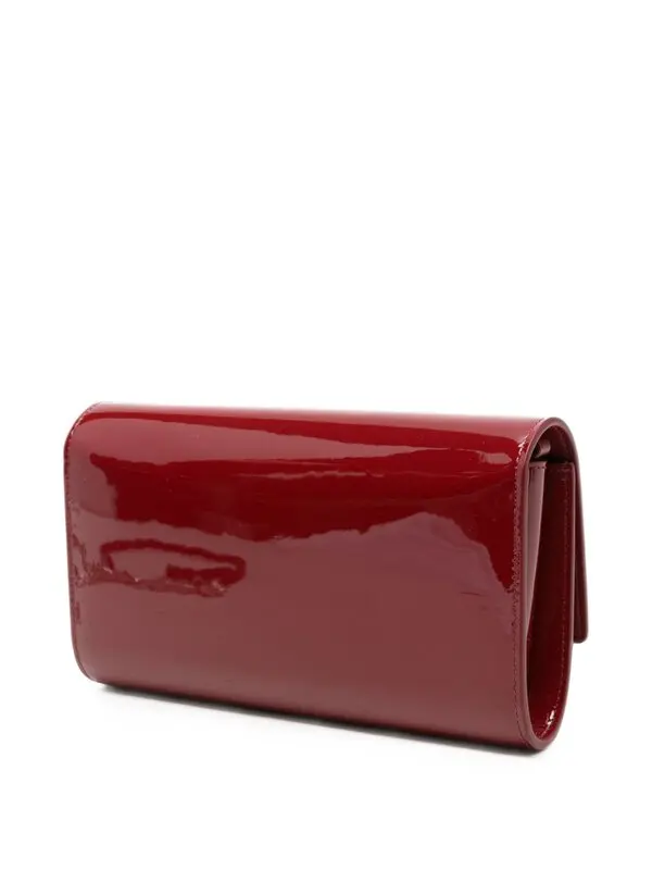 CHRISTIAN LOUBOUTIN Bettina Patent Leather Wallet On Chain