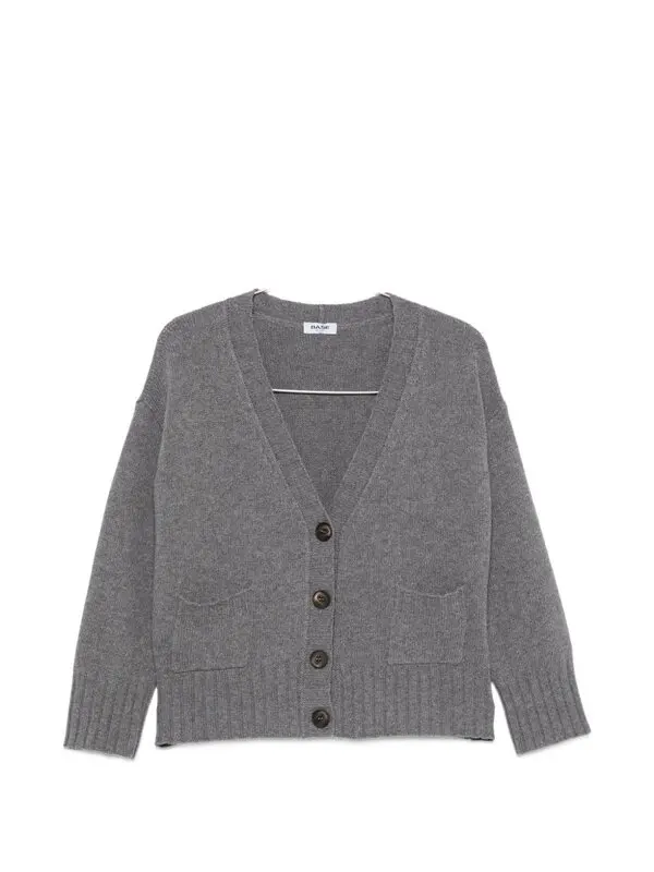 BASE Wool V Necked Cardigan