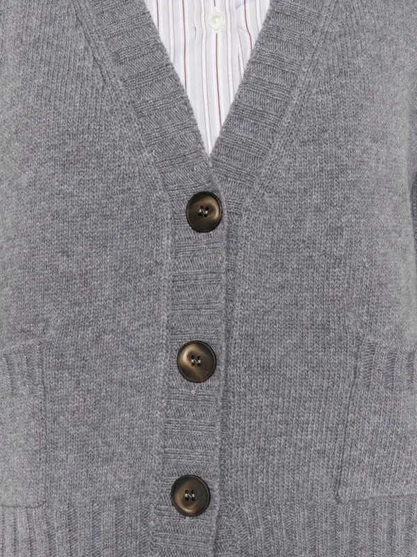 BASE Wool V Necked Cardigan