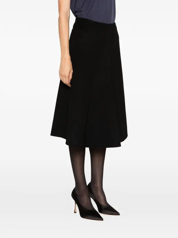 SUSANNE BOMMER Wool Midi Skirt