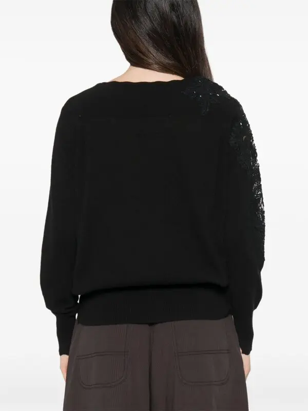 Ermanno Scervino Cashmere Crewneck Sweater