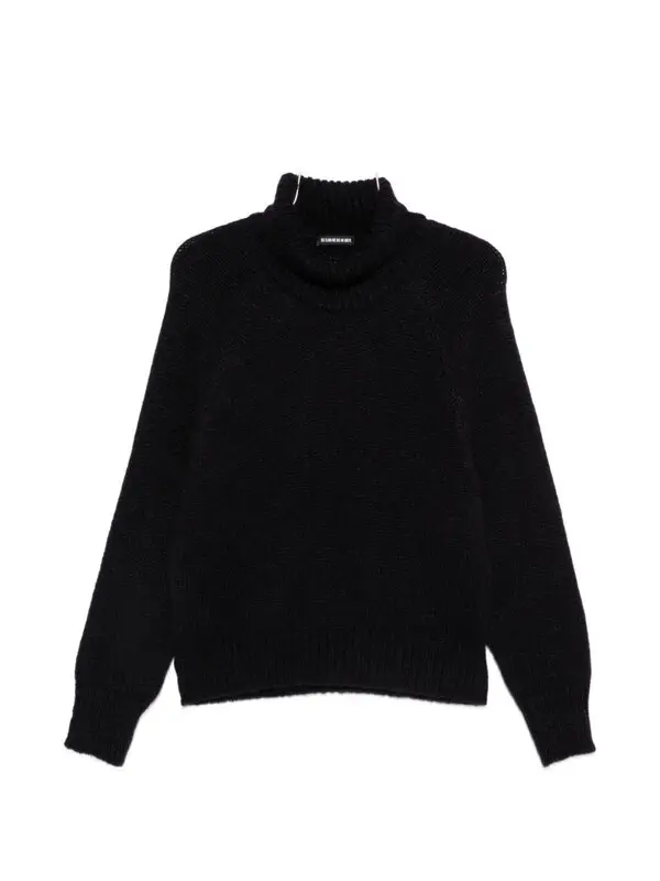 SUSANNE BOMMER Wool Turtle Neck Jumper - Navy