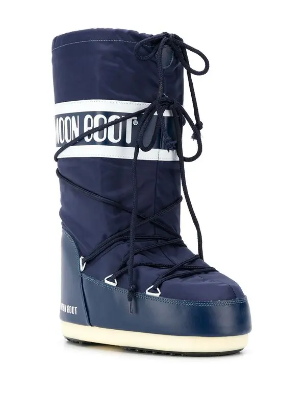 Moon Boot Icon High Snow Boots - Navy