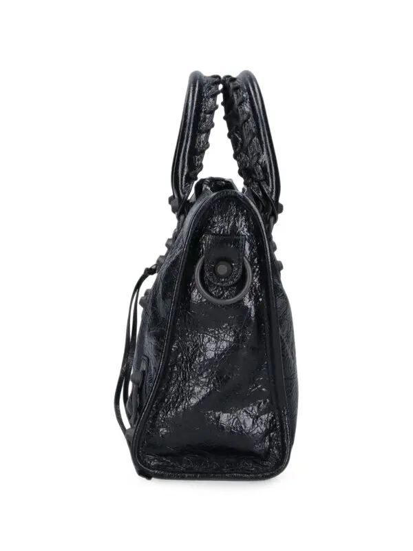 Balenciaga Le City Small Leather Handbag - Black
