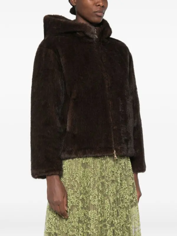 ERMANNO FIRENZE Faux Fur Jacket
