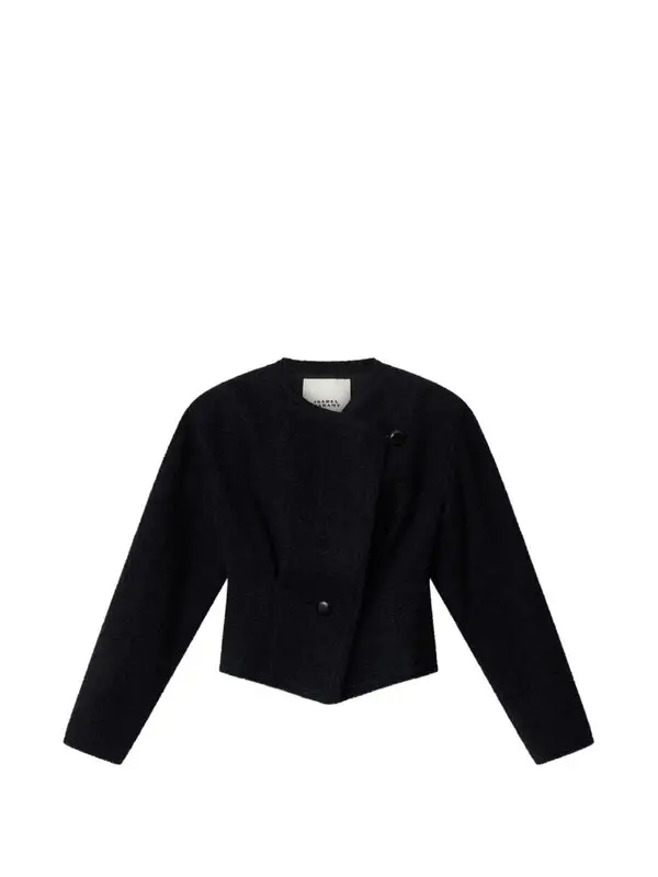 Isabel Marant Étoile Suna Wool Blend Jacket - Black
