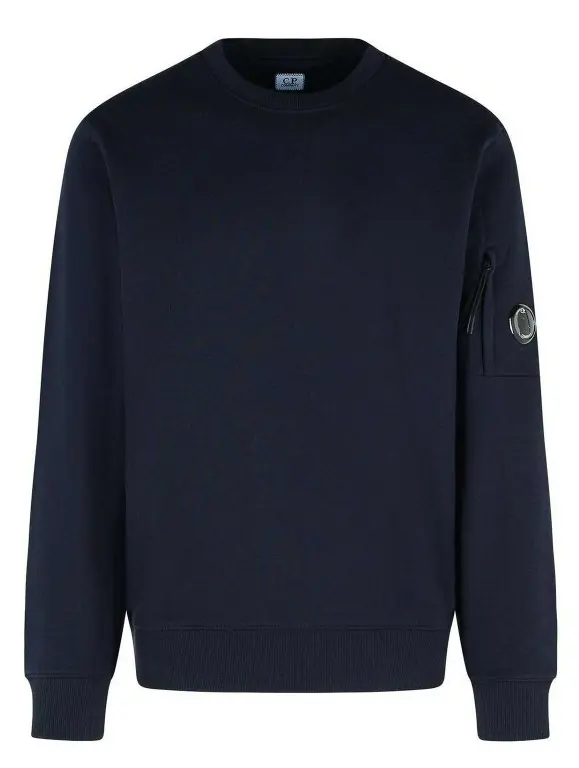 C.P. COMPANY Sweatshirts Crew Neck - Blu