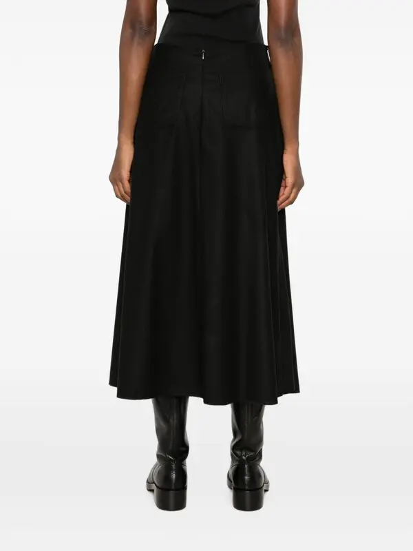 SUSANNE BOMMER Wool Long Skirt