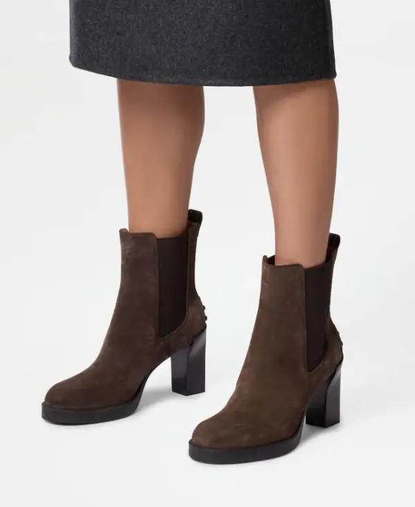 TOD'S Suede Chelsea Boots