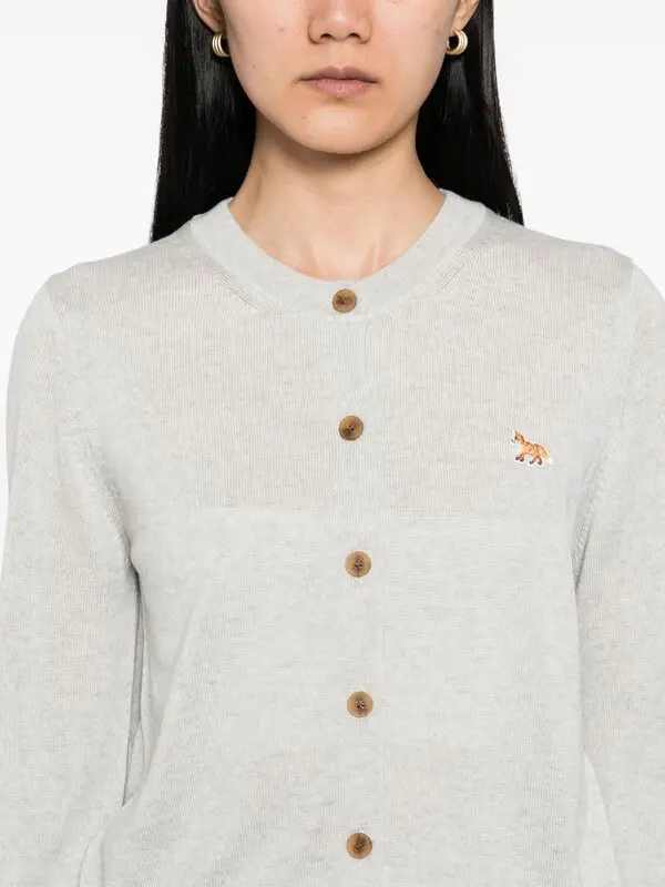 Maison Kitsuné Baby Fox Wool Cardigan
