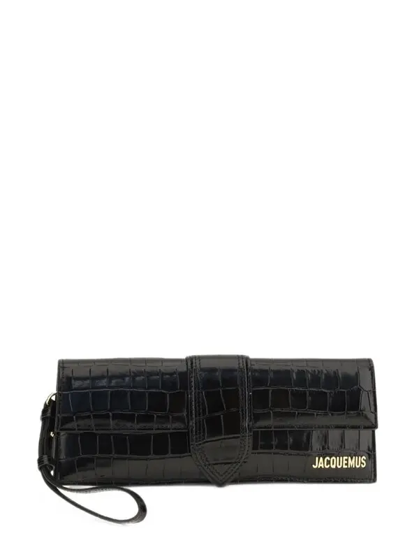 Jacquemus La Pochette Bambino Leather Clutch