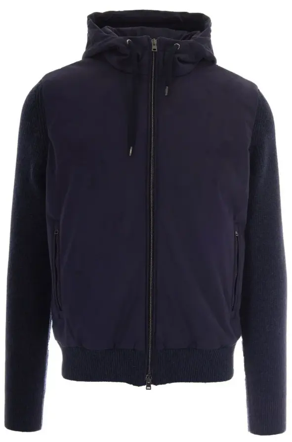 Herno Zip Up Hooded Jacket