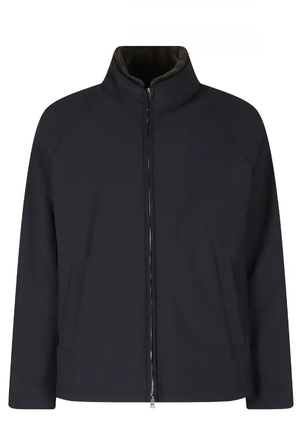 Herno Long Sleeved Casual Jacket - Blu