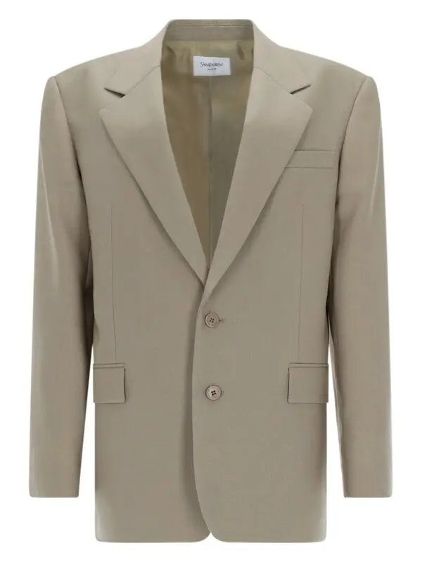 Saint Laurent Blazer Monopetto In Lana