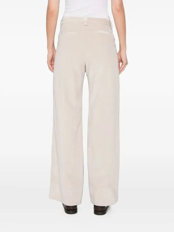 WHITE SAND Cotton Trousers