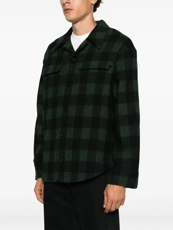 AMI Paris Wool Checkec Shirt
