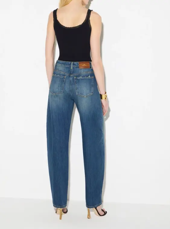 Elisabetta Franchi Balloon Jeans - Blu