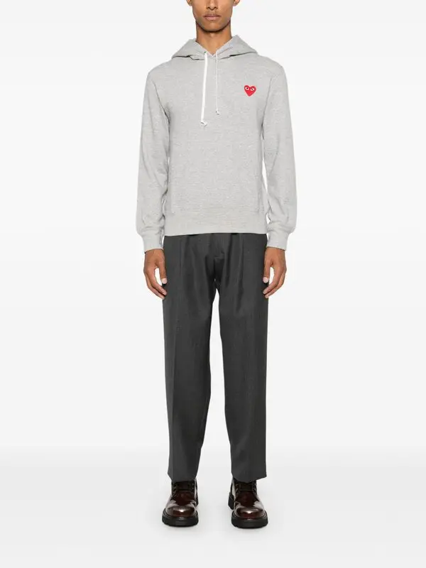 Comme Des Garçons Red Heart Cotton Hoodie