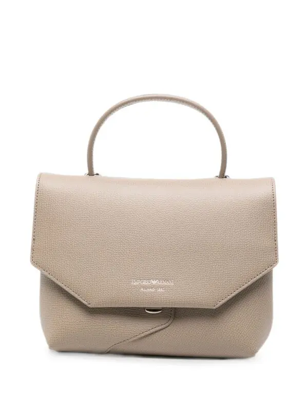 Emporio Armani Small Leather Handbag - Grey