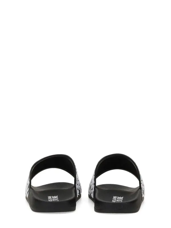 Versace Sandalo Con Logo