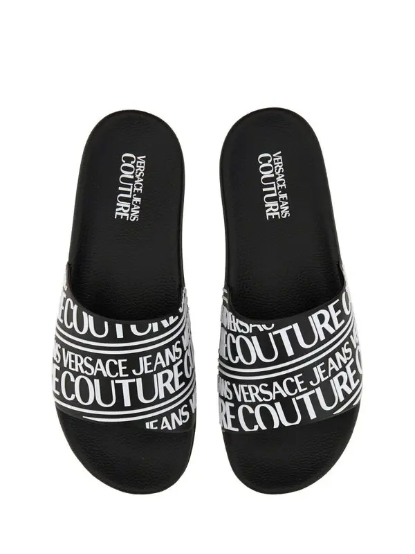 Versace Sandalo Con Logo
