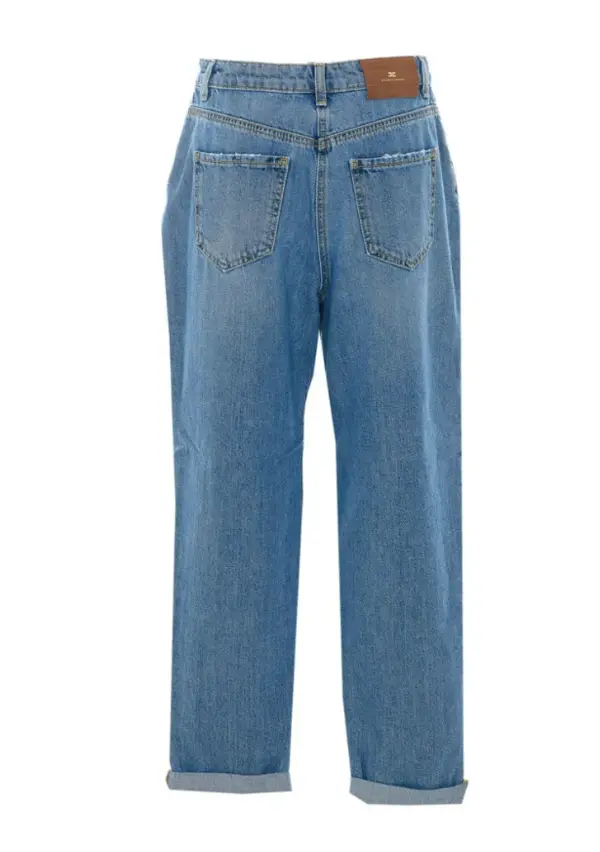 Elisabetta Franchi Jeans With Logo Padlock