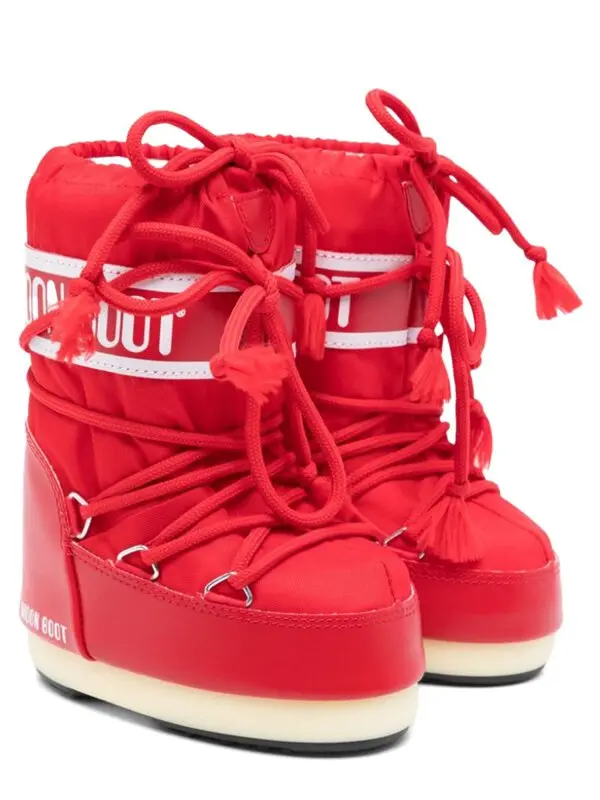 Moon Boot Stivali Con Logo - Red