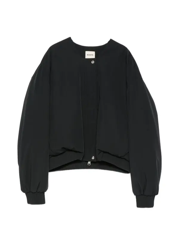 Khaite Cordan Nylon Bomber Jacket