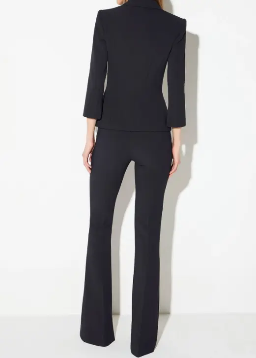 Elisabetta Franchi Jacket With Jewel Logo - Nero