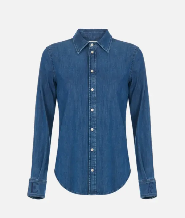 Elisabetta Franchi Denim Shirt - Blu