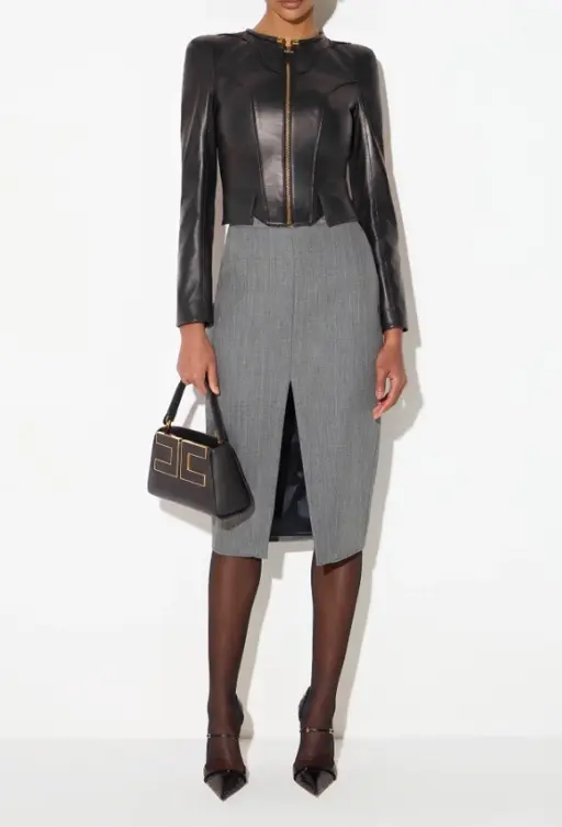 Elisabetta Franchi Leather Jacket