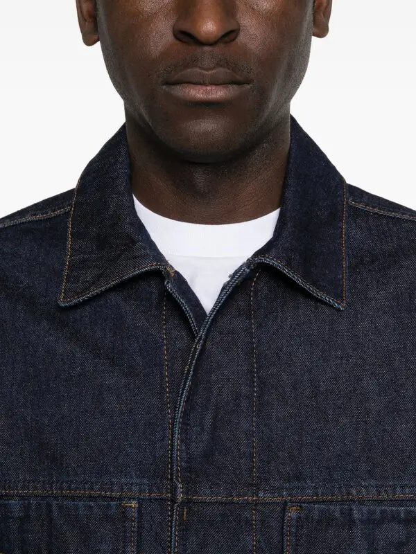 Stone Island Denim Cotton Jacket