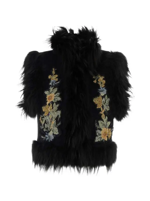 Fendi Wool Embroidered Vest