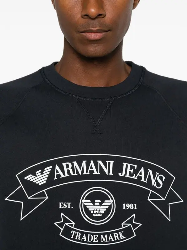 Emporio Armani Logo Cotton Sweatshirt