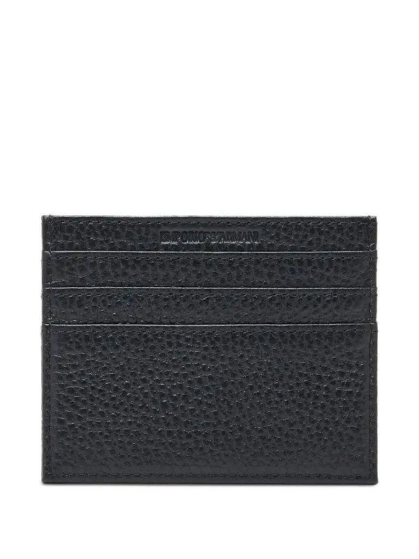 Emporio Armani Leather Card Case And Belt Set