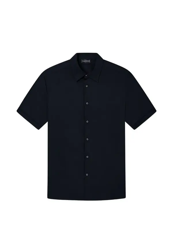 Emporio Armani Cotton Shirt - Navy