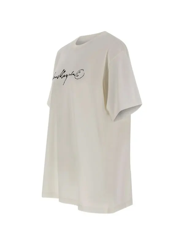 MAISON MARGIELA Logo Cotton T Shirt