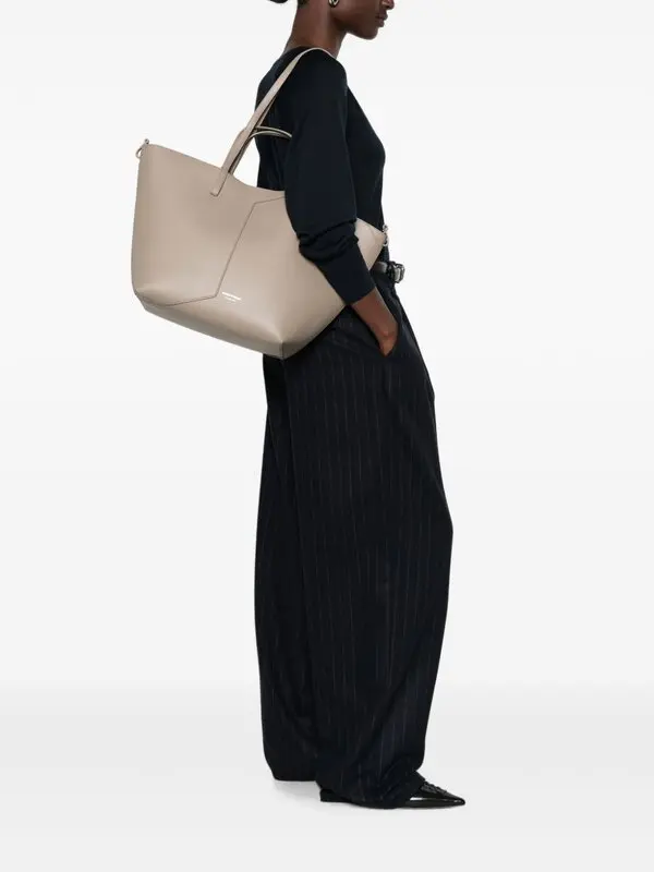 Emporio Armani Medium Leather Tote Bag