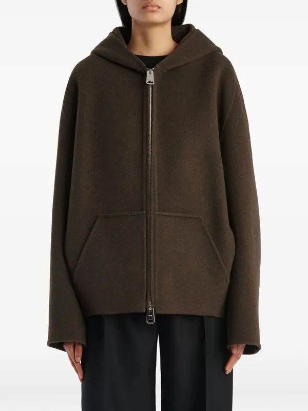 Khaite Dolem Wool Blouson Jacket - Brown