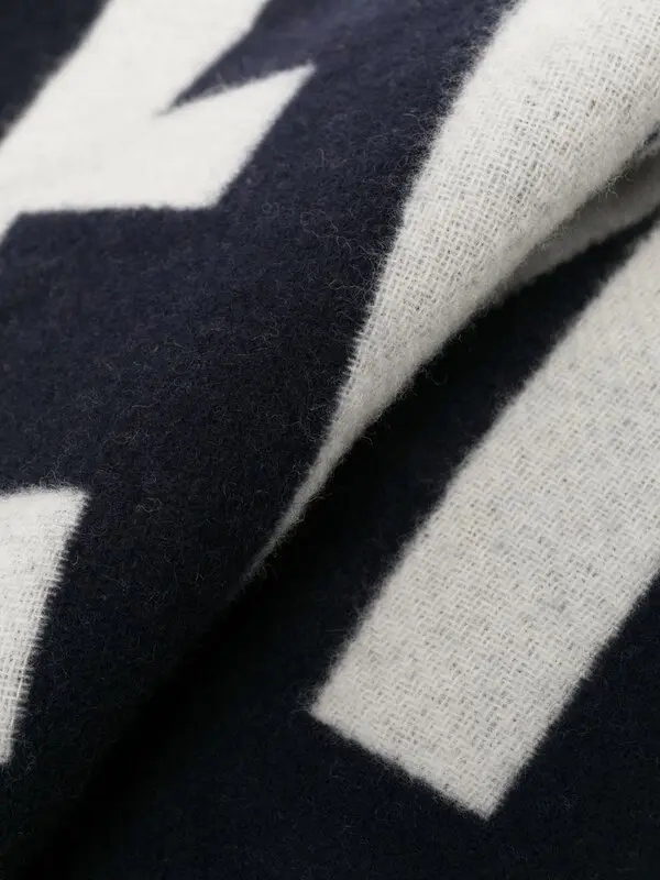 Jacquemus Logo Wool Scarf