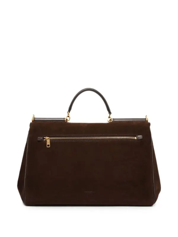 Dolce & Gabbana My Sicily Maxi Leather Handbag
