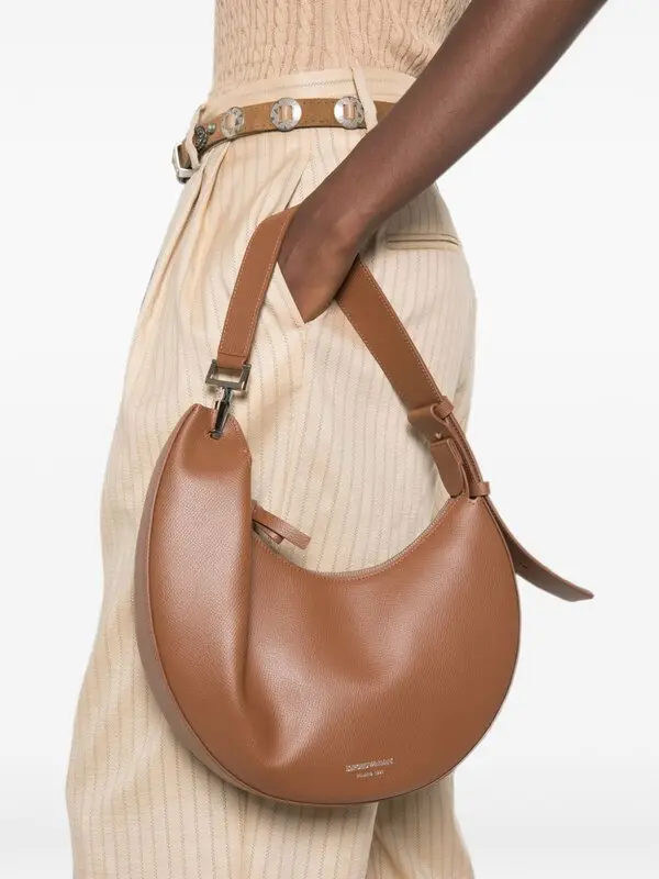 Emporio Armani Medium Leather Hobo Bag